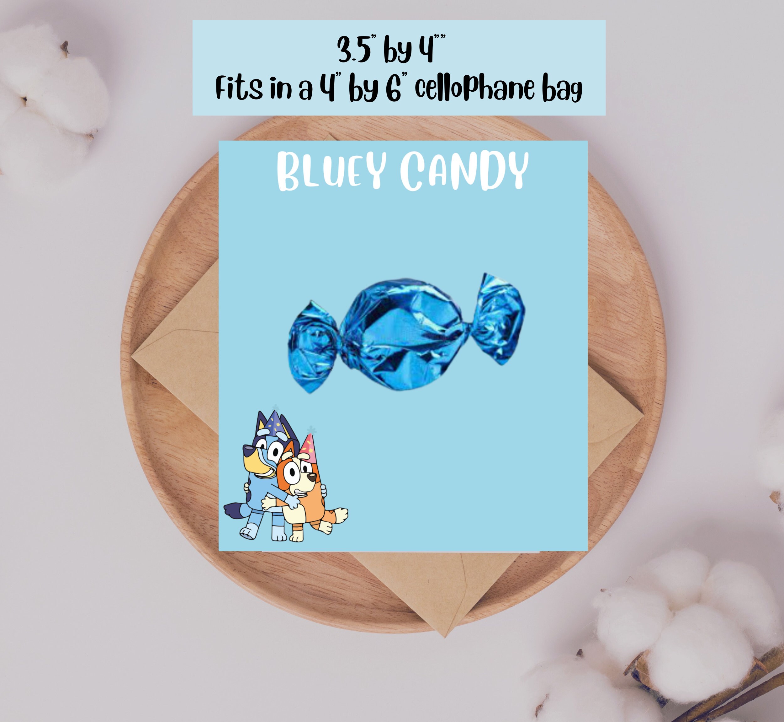 Bluey Candy Bluey Party Favors for Gift Party Blue Dog Theme Boys ...