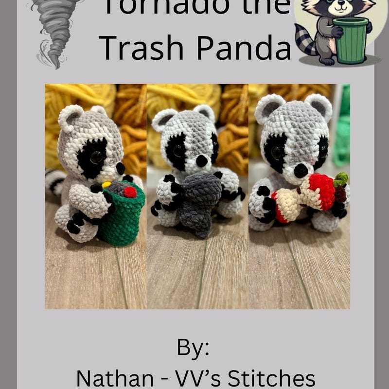 Trashed Panda Toy - Etsy