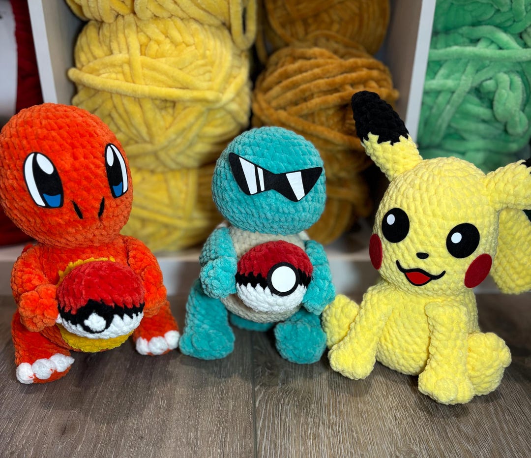 Pokemon Inspired Plushie *finished Item* - Etsy