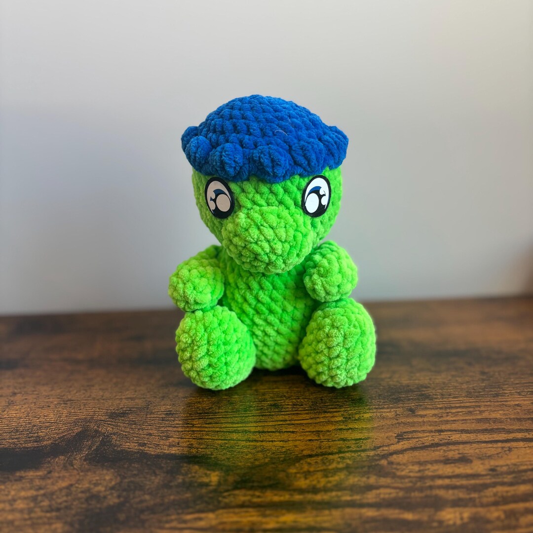 Pachycephalosaurus Dinosaur Plushie *finished Item* - Etsy