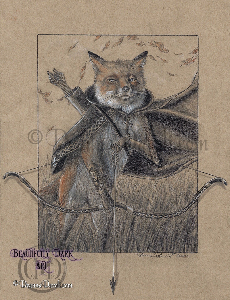 Anthropomorphic Fox Warrior