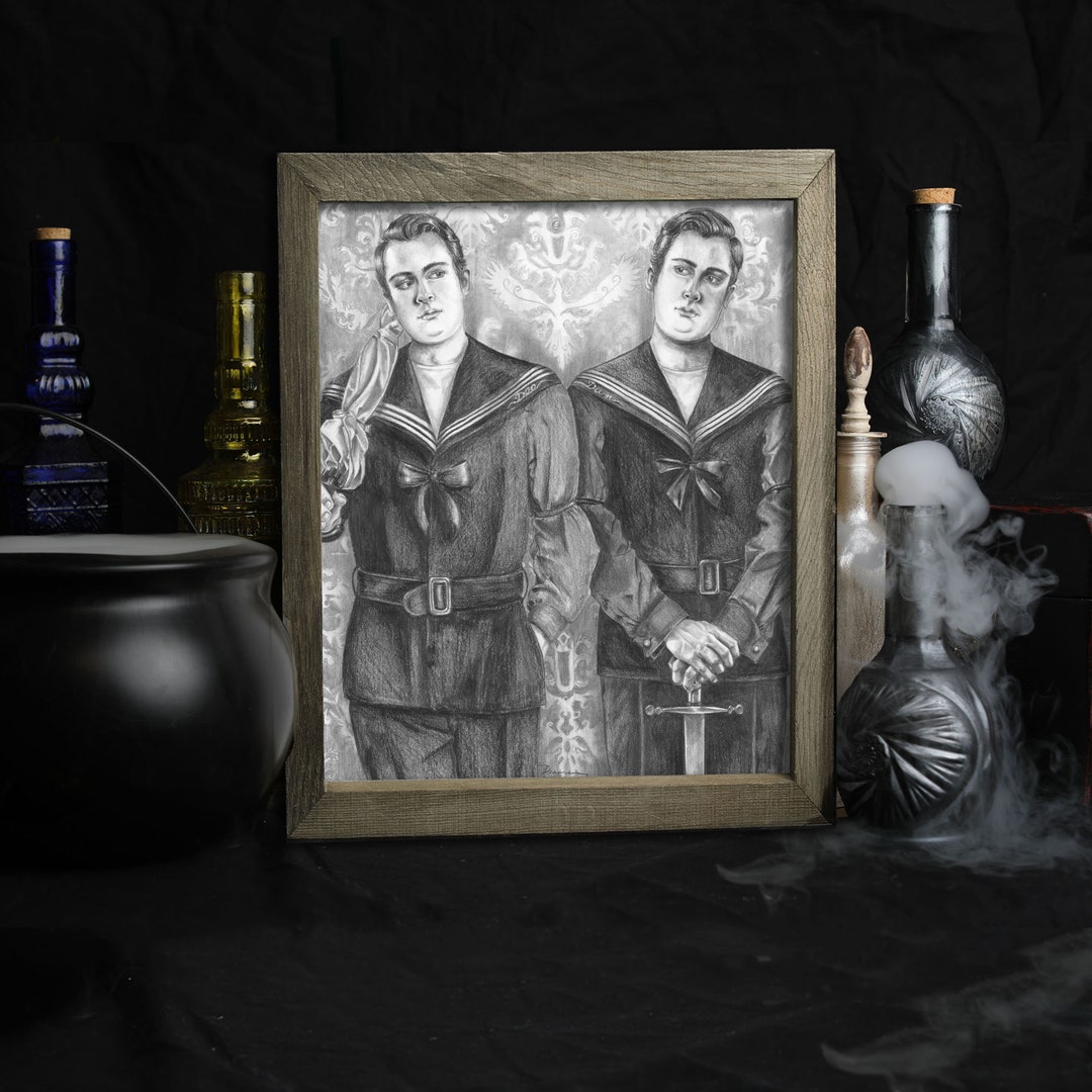 Tweedle Dee Tweedle Dum / Art Print / Art Print / Alice in Wonderland ...