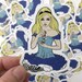 Alice in Wonderland Vinyl Sticker / Alice Sticker / Laptop Sticker ...