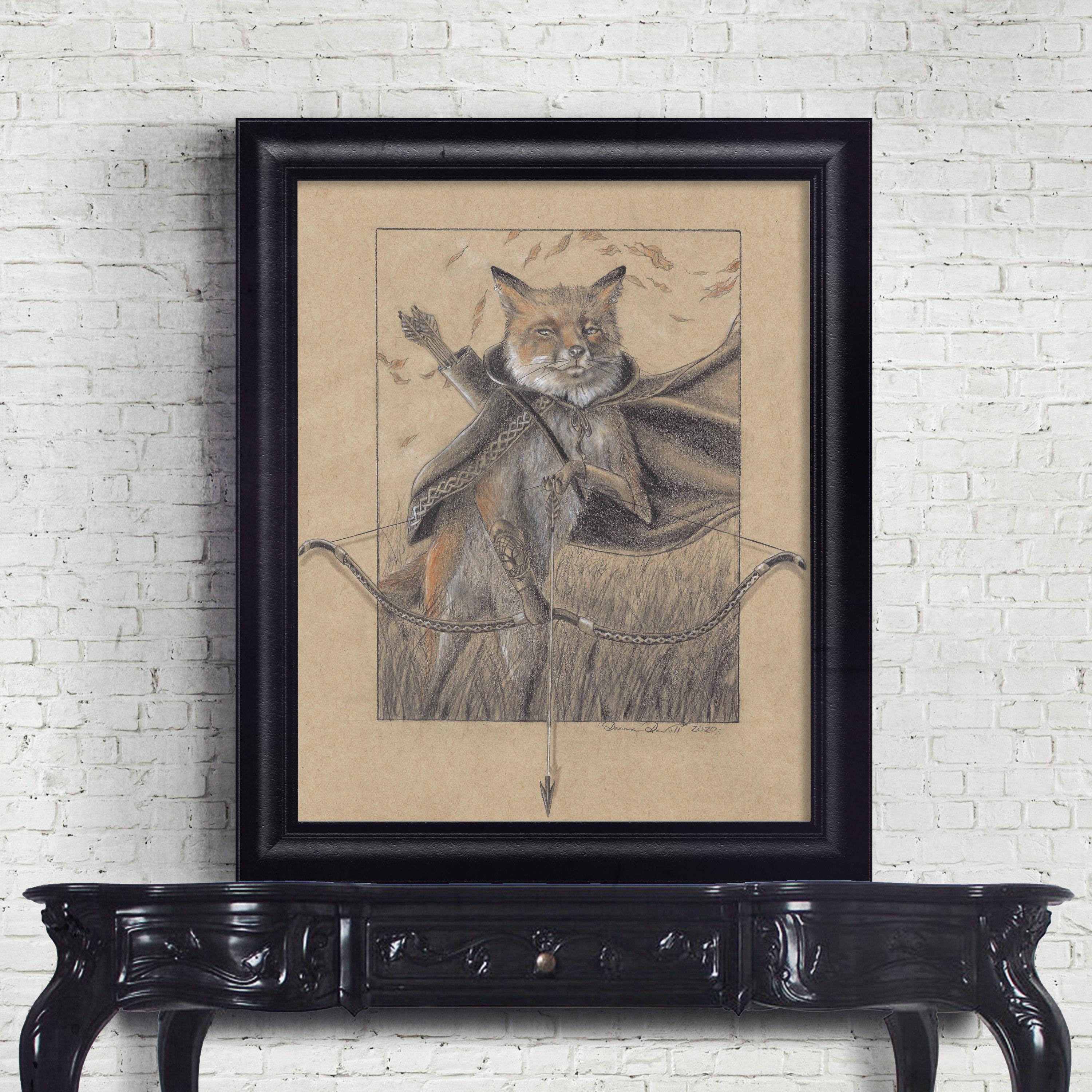 Anthropomorphic Fox Warrior