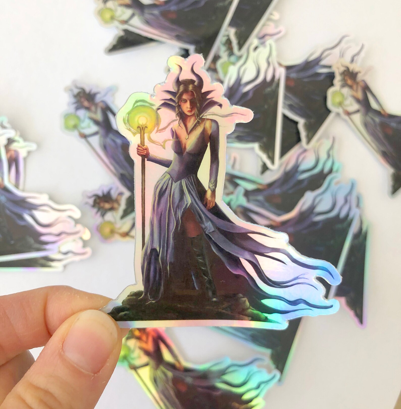 Maleficent Sticker / Fairy Tale Sticker / Villain Sticker / | Etsy