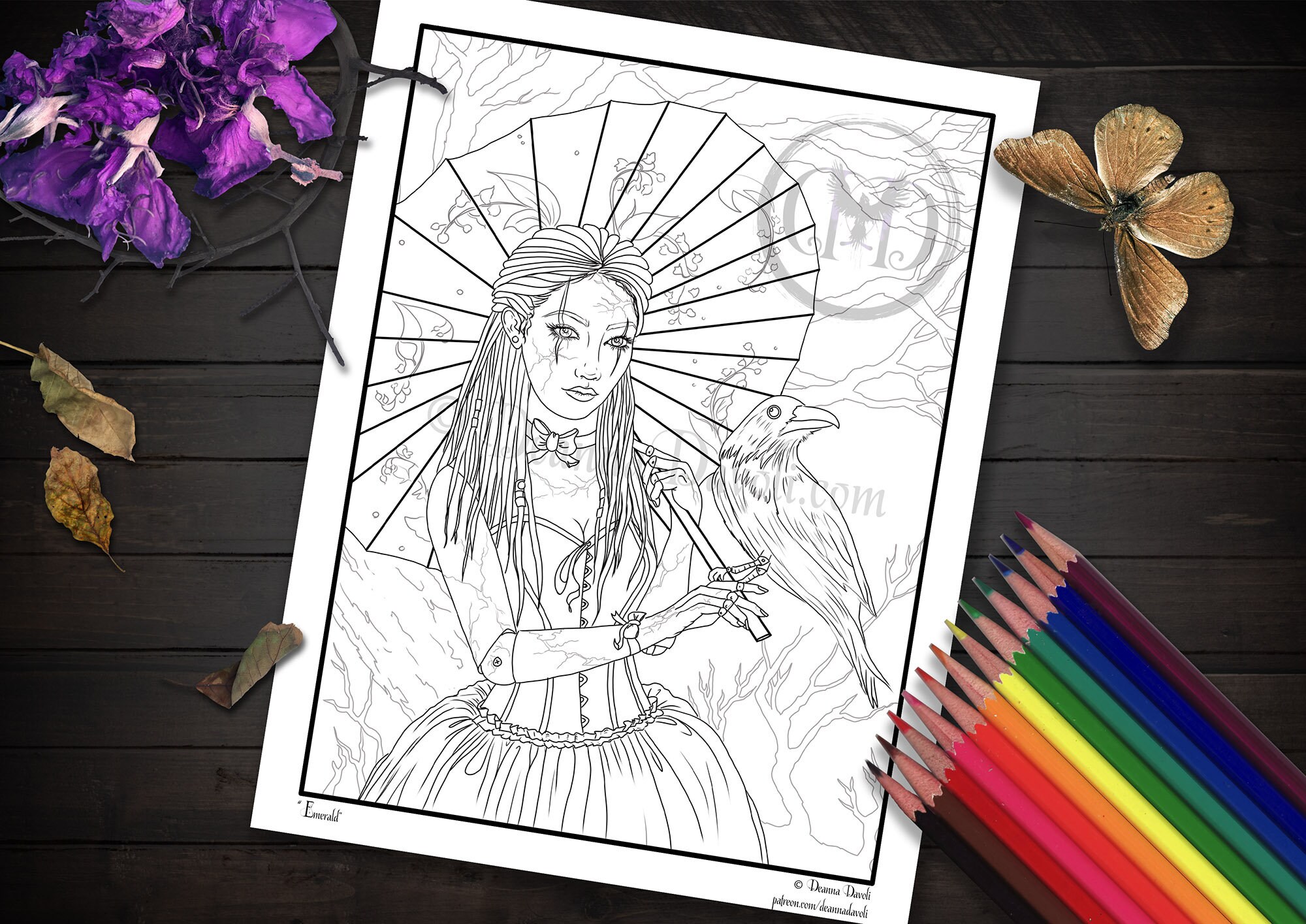 Free Ethnic Coloring Pages