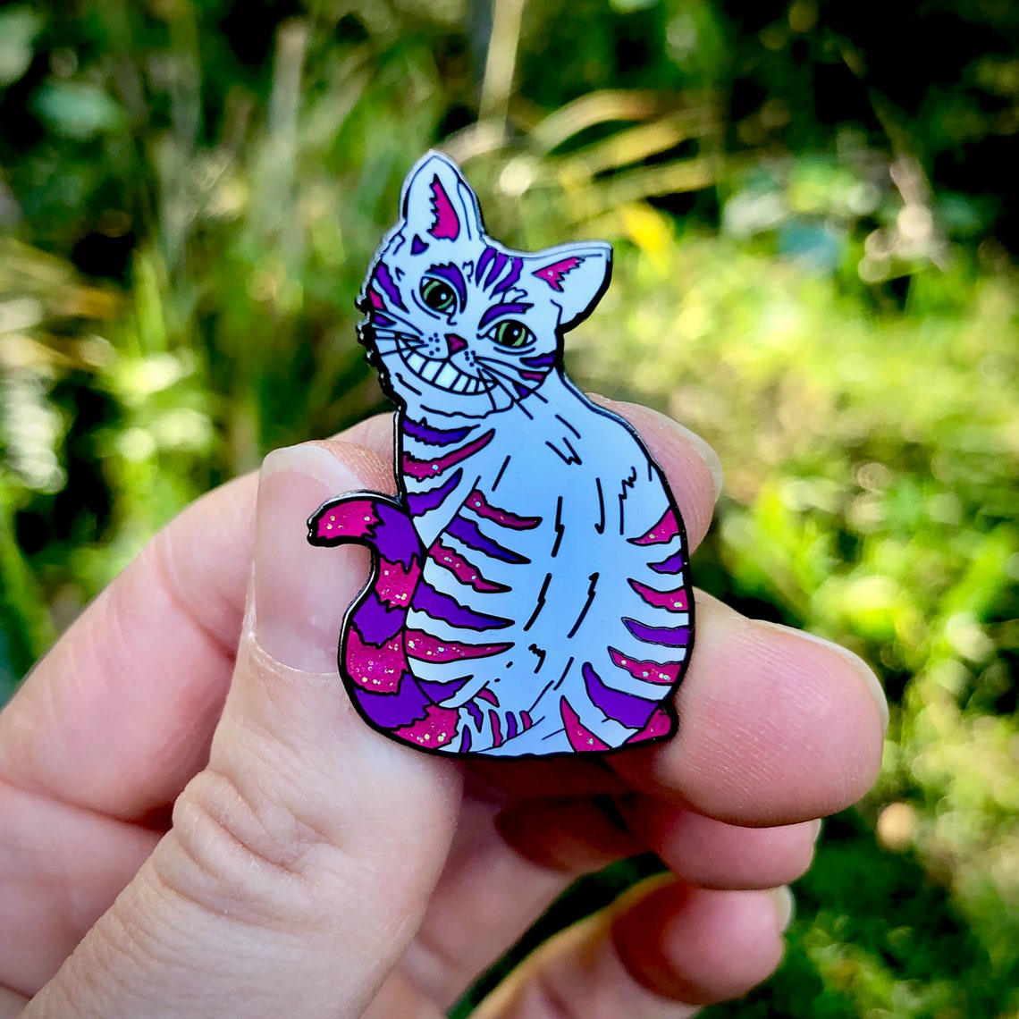 Cheshire Cat Enamel Pin Alice in Wonderland Enamel Pin | Etsy