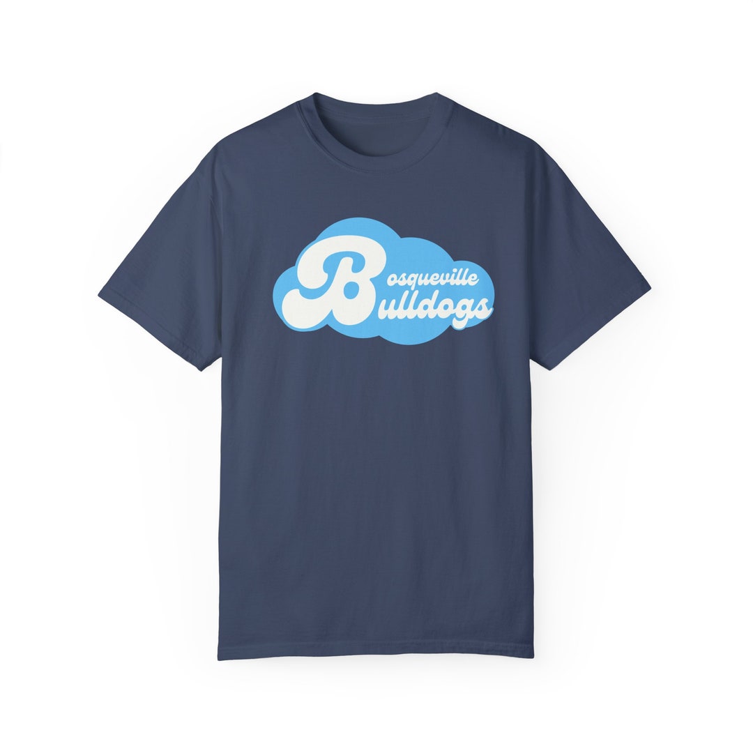 Bosqueville Bulldog Retro Cloud - Unisex Garment-dyed Comfort Colors T ...