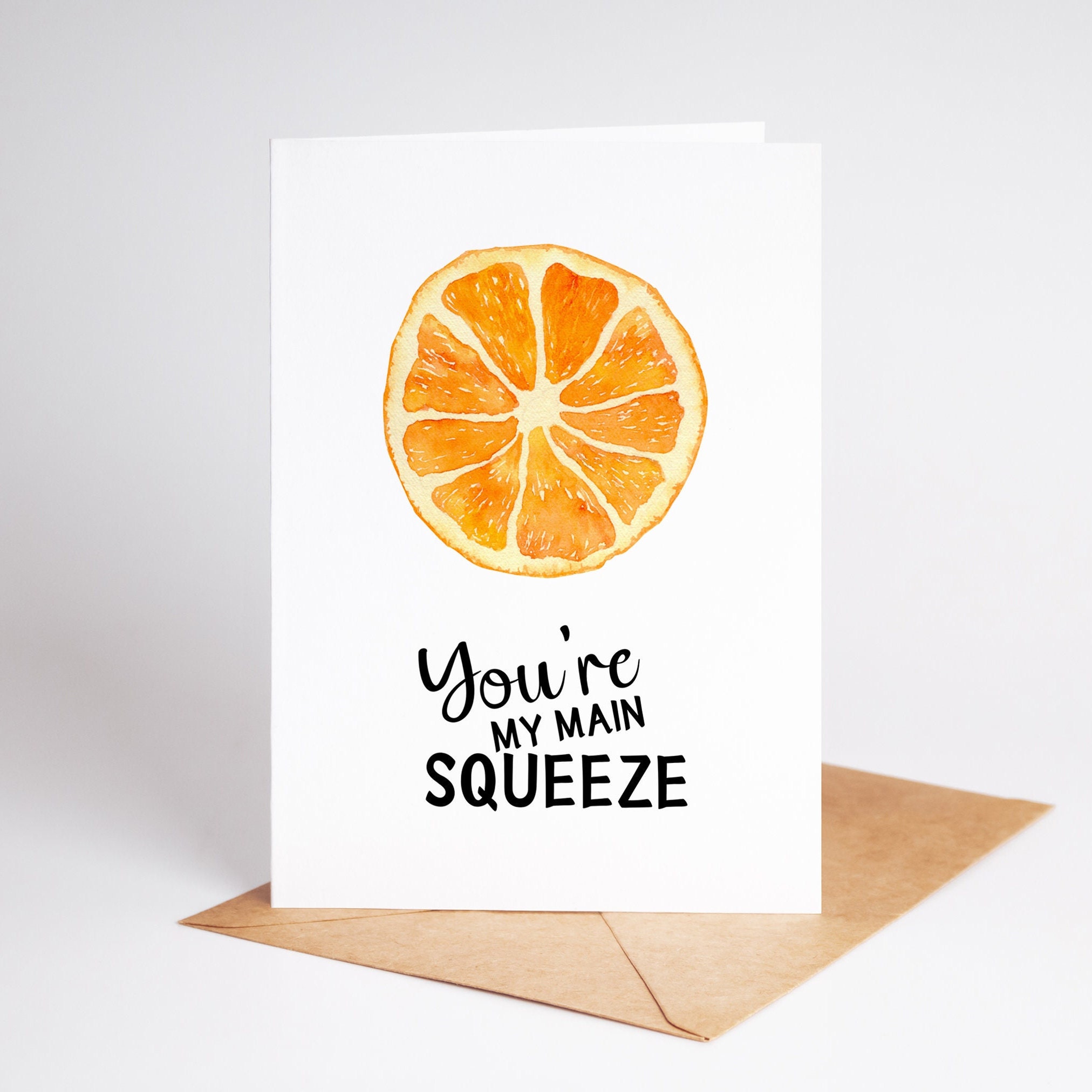 You're My Main Squeeze Printable Card Card for Bestie Boyfriend Card ...