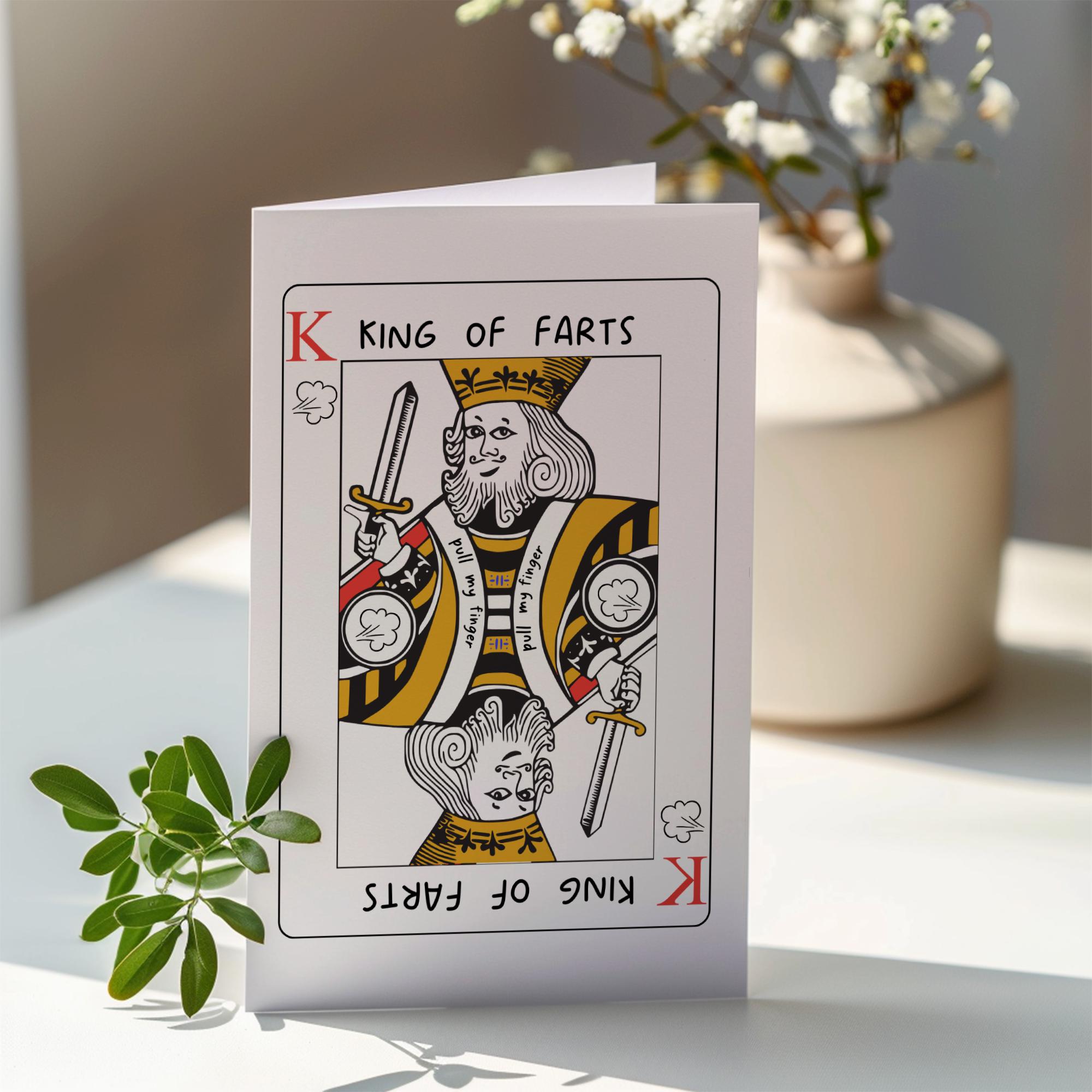 Dad Fart Card Dad Jokes Printable Birthday Card for Dad or Husband ...