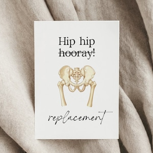 Hip Surgery Card Funny Get Well Card Hip Replacement Card Hip Surgery ...