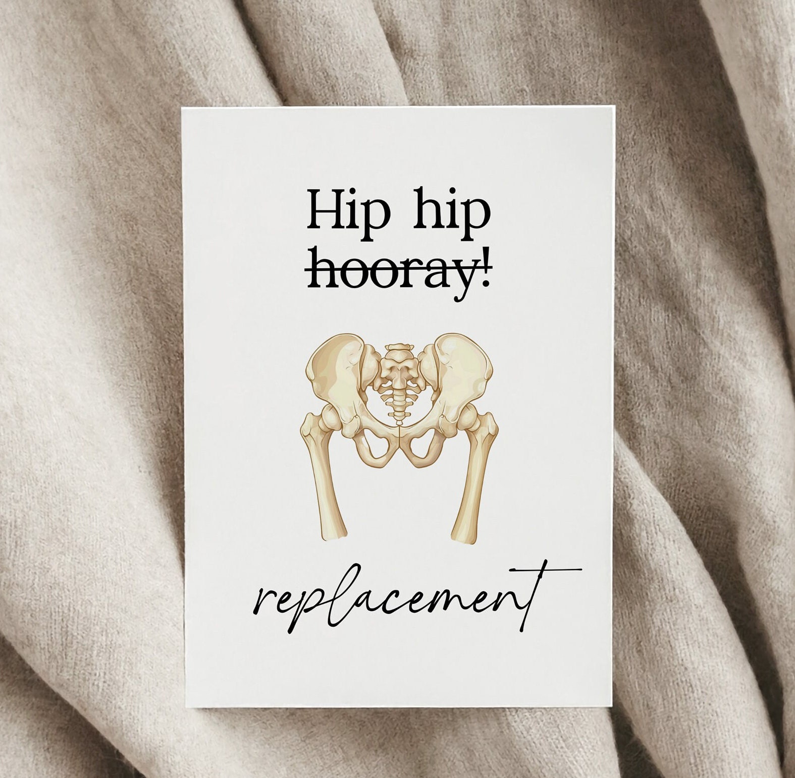 Hip Surgery Card Funny Get Well Card Hip Replacement Card Hip Surgery ...