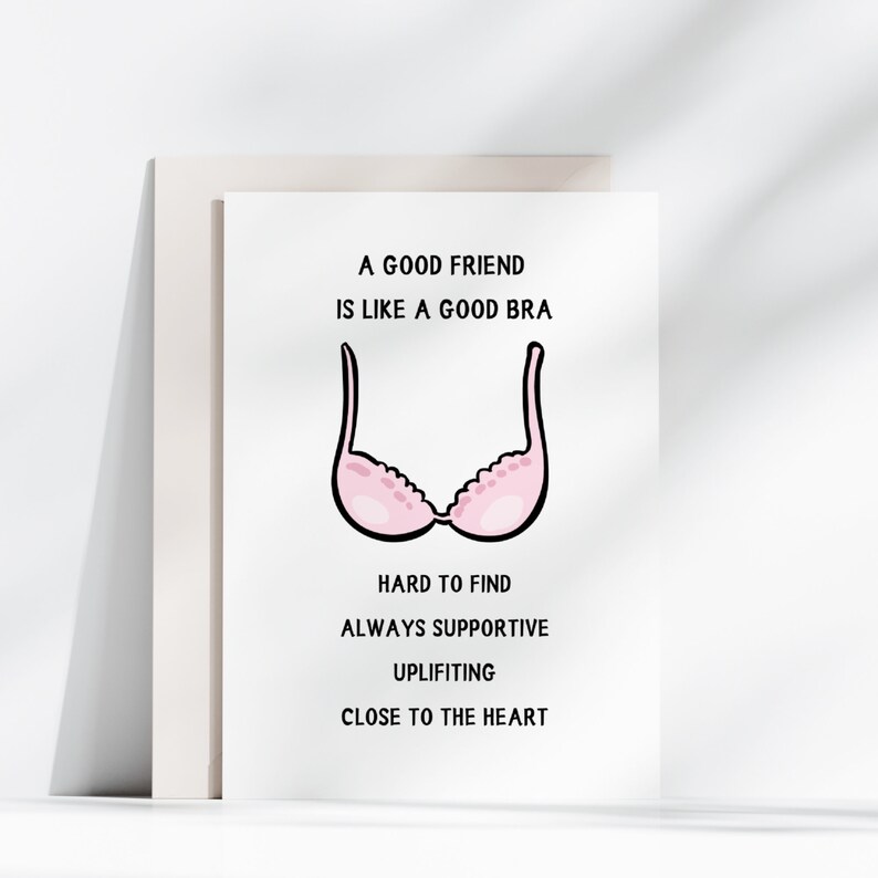 Funny Printable Birthday Card for Friend A Good Friend is Like A Good ...