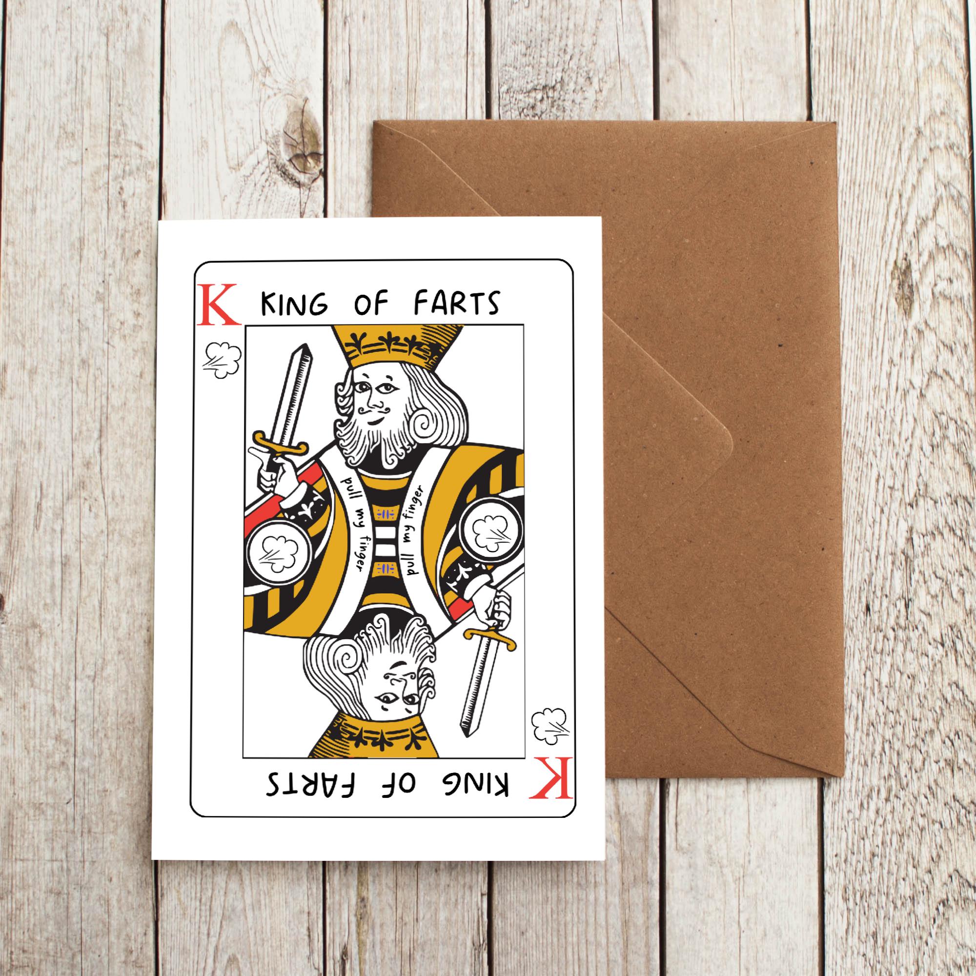 Dad Fart Card Dad Jokes Printable Birthday Card for Dad or Husband ...