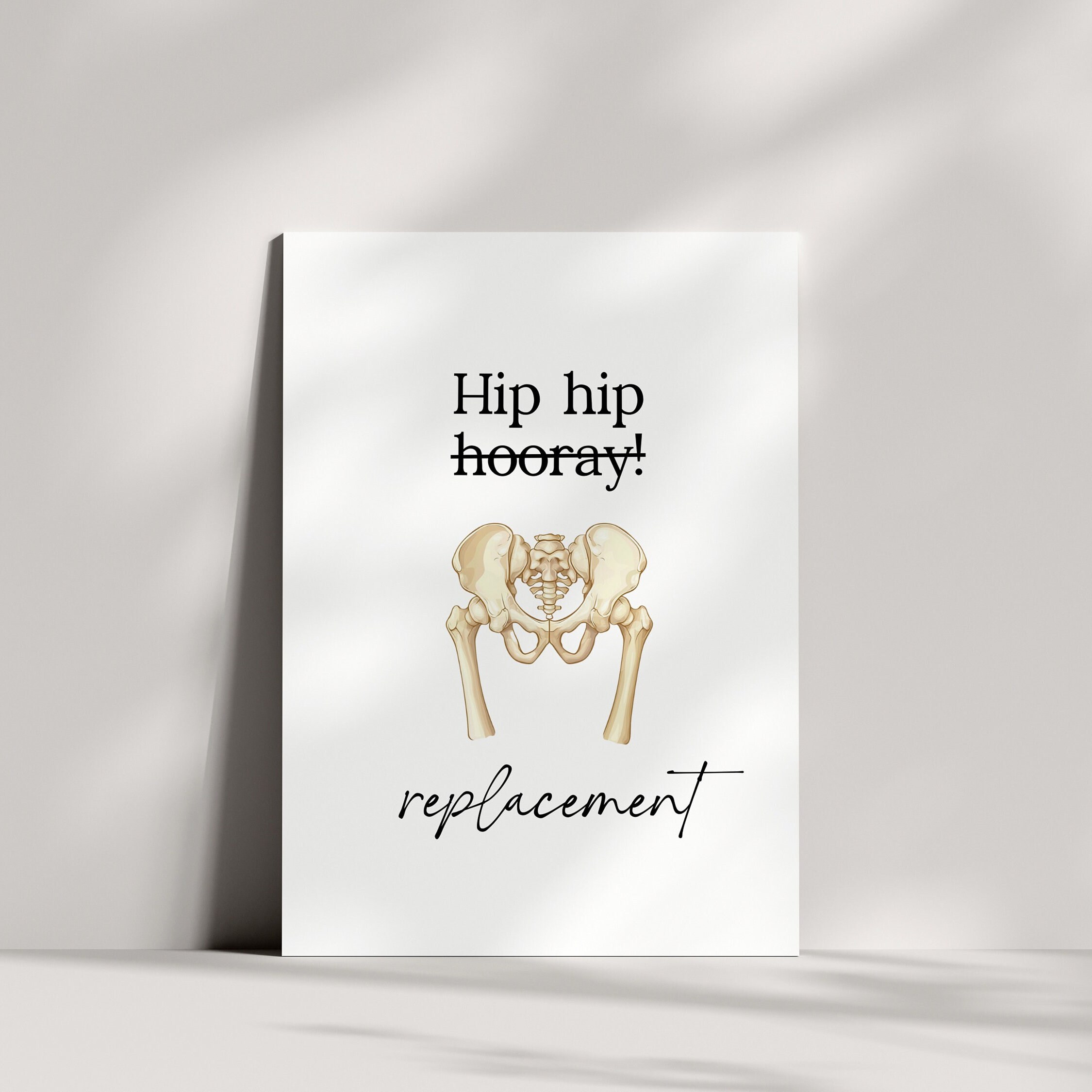 Hip Surgery Card Funny Get Well Card Hip Replacement Card Hip Surgery ...