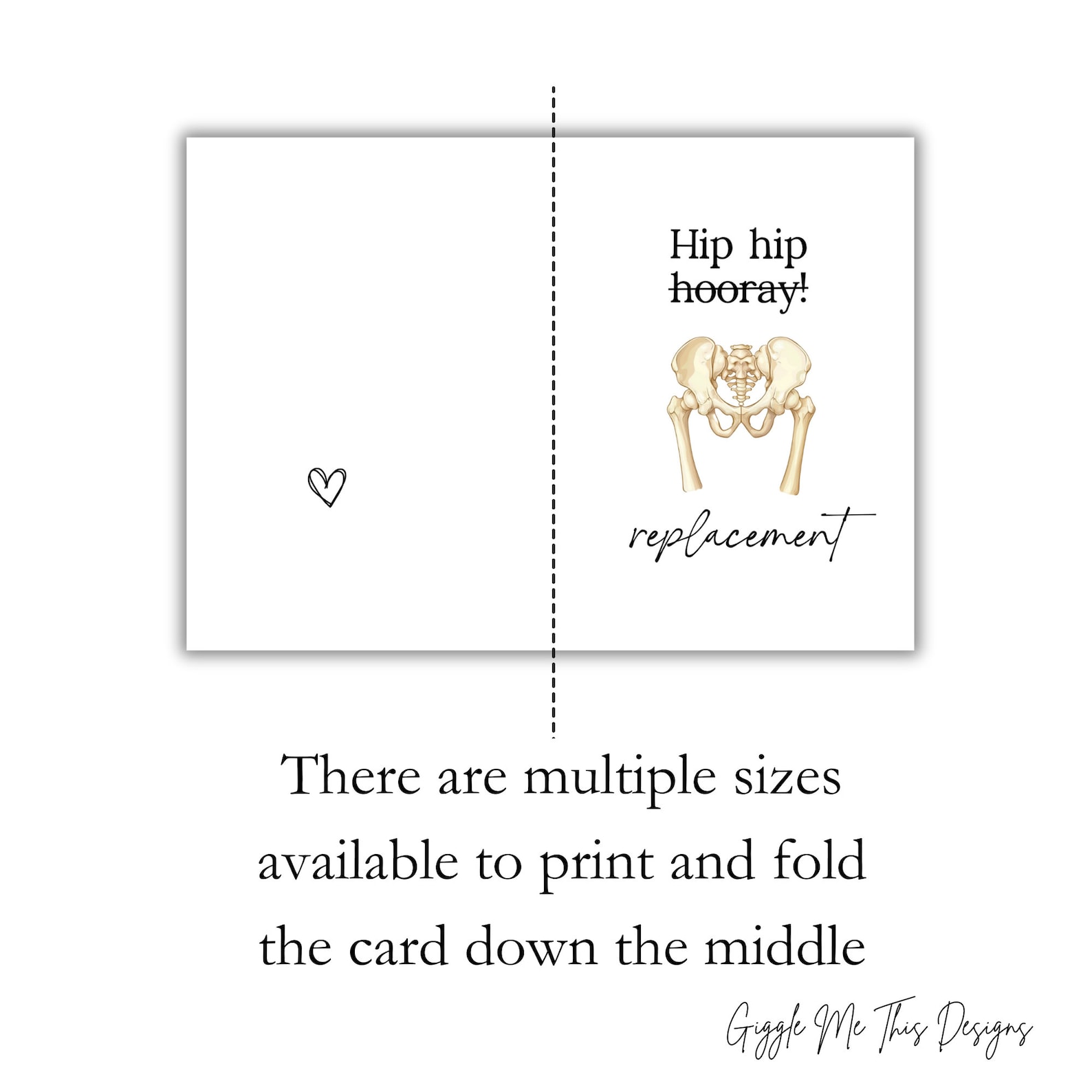 Hip Surgery Card Funny Get Well Card Hip Replacement Card Hip Surgery ...