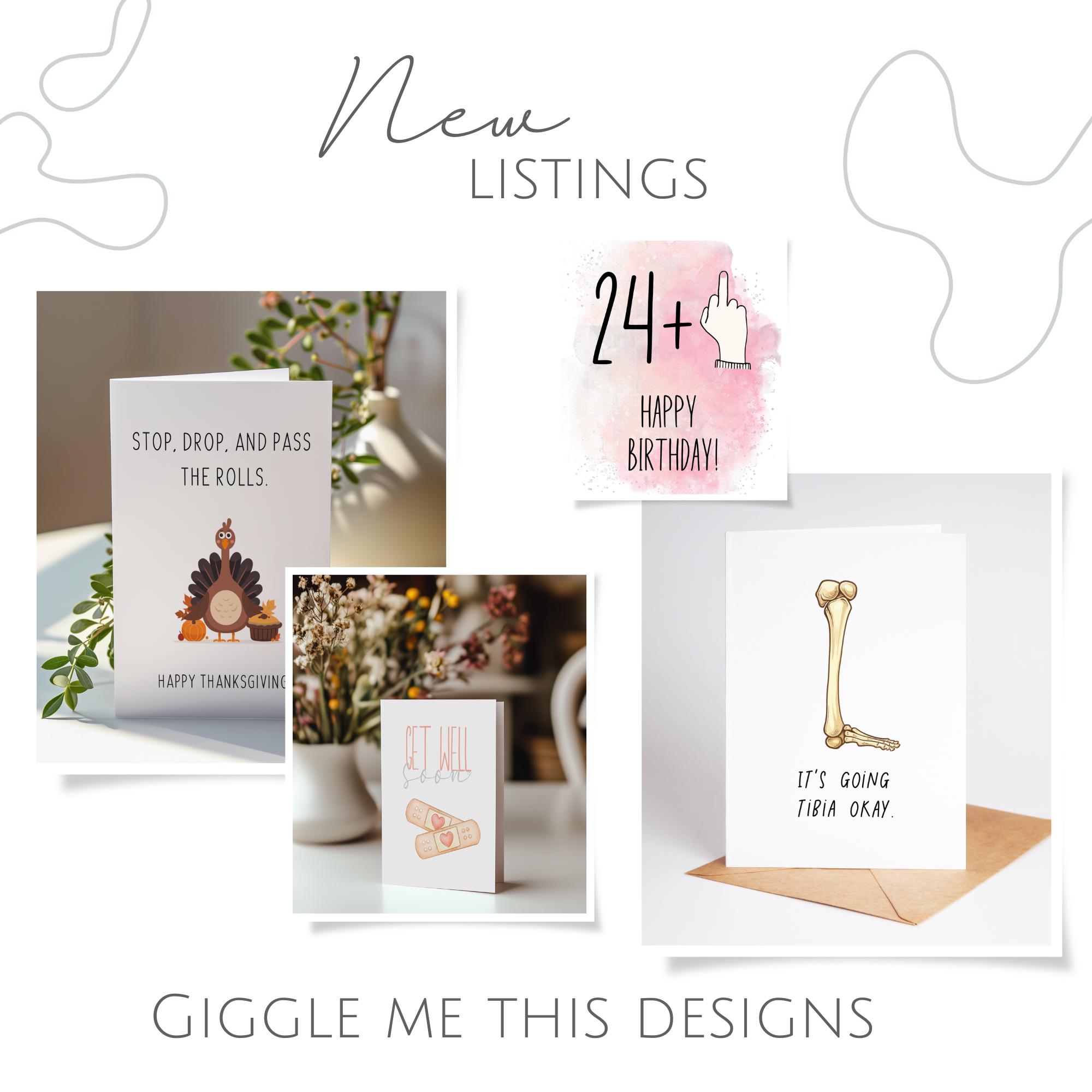 22nd Birthday Card Printable Funny 22nd Bday Card for Him or Her 22 Year Old Print at Home Low ...