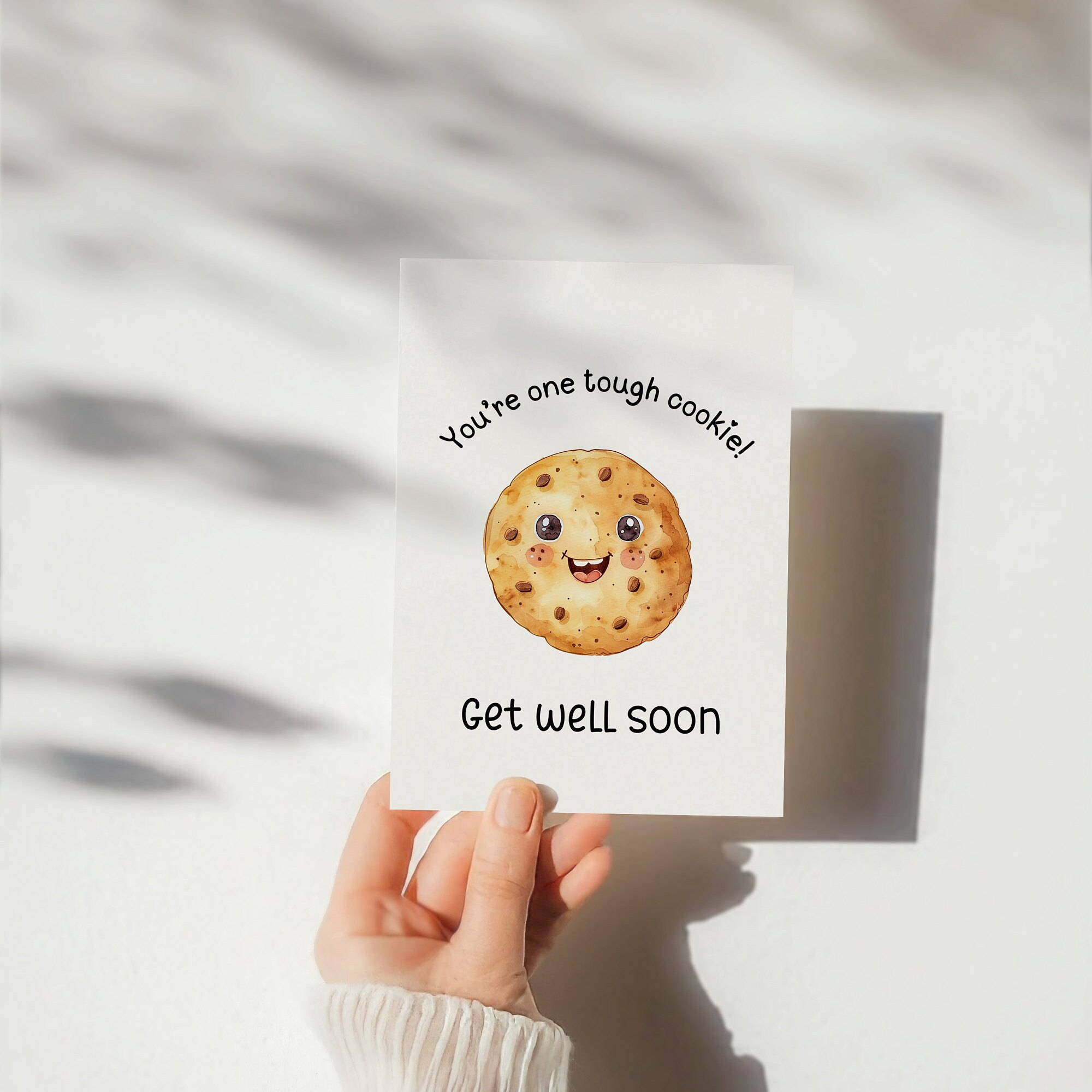 Tough Cookie Get Well Soon Card for Kids Sweet Get Well Card Funny Get ...