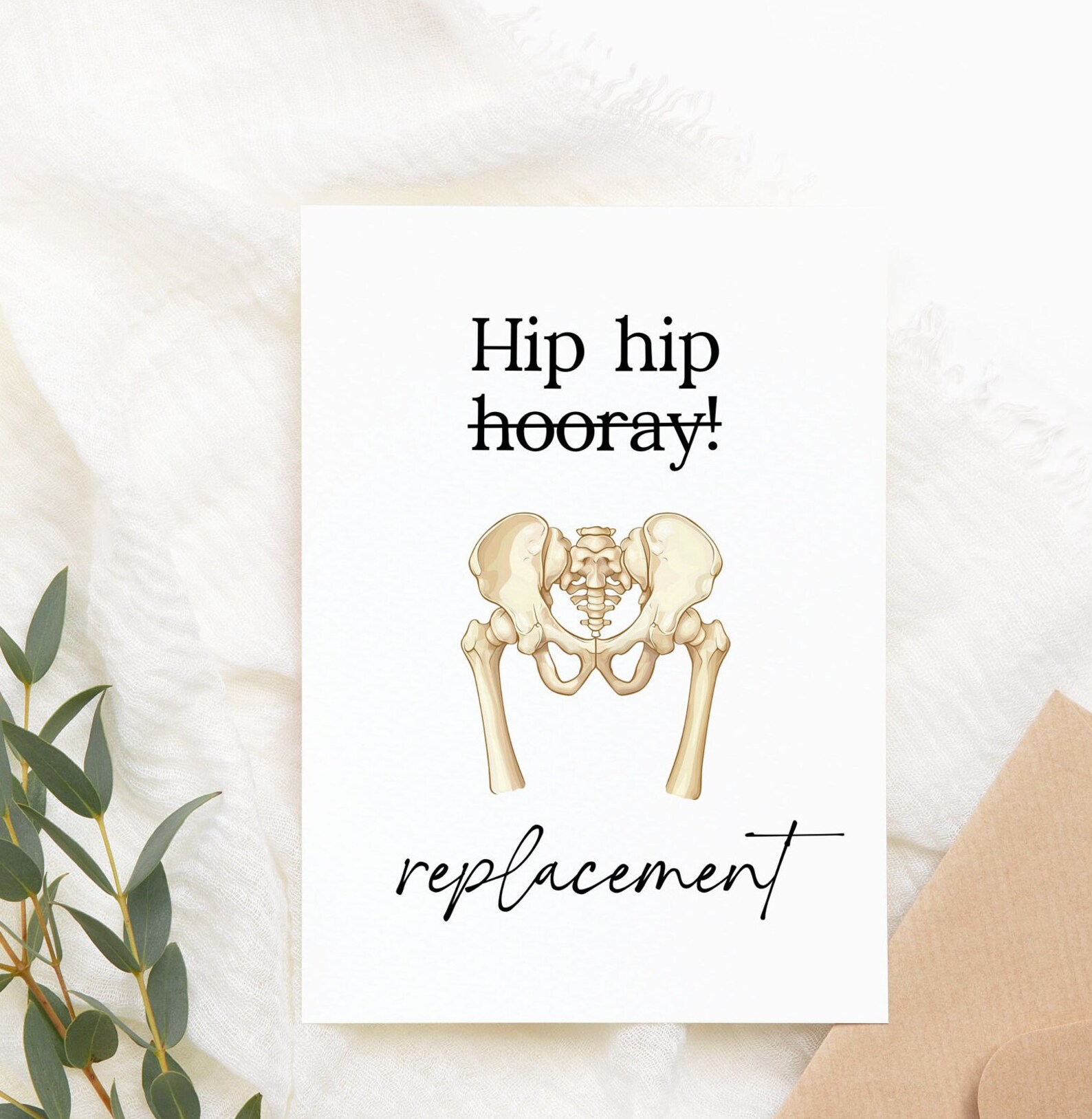 Hip Surgery Card Funny Get Well Card Hip Replacement Card Hip Surgery ...