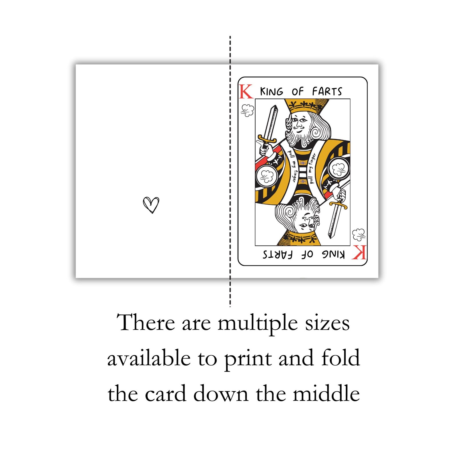 Dad Fart Card Dad Jokes Printable Birthday Card for Dad or Husband ...