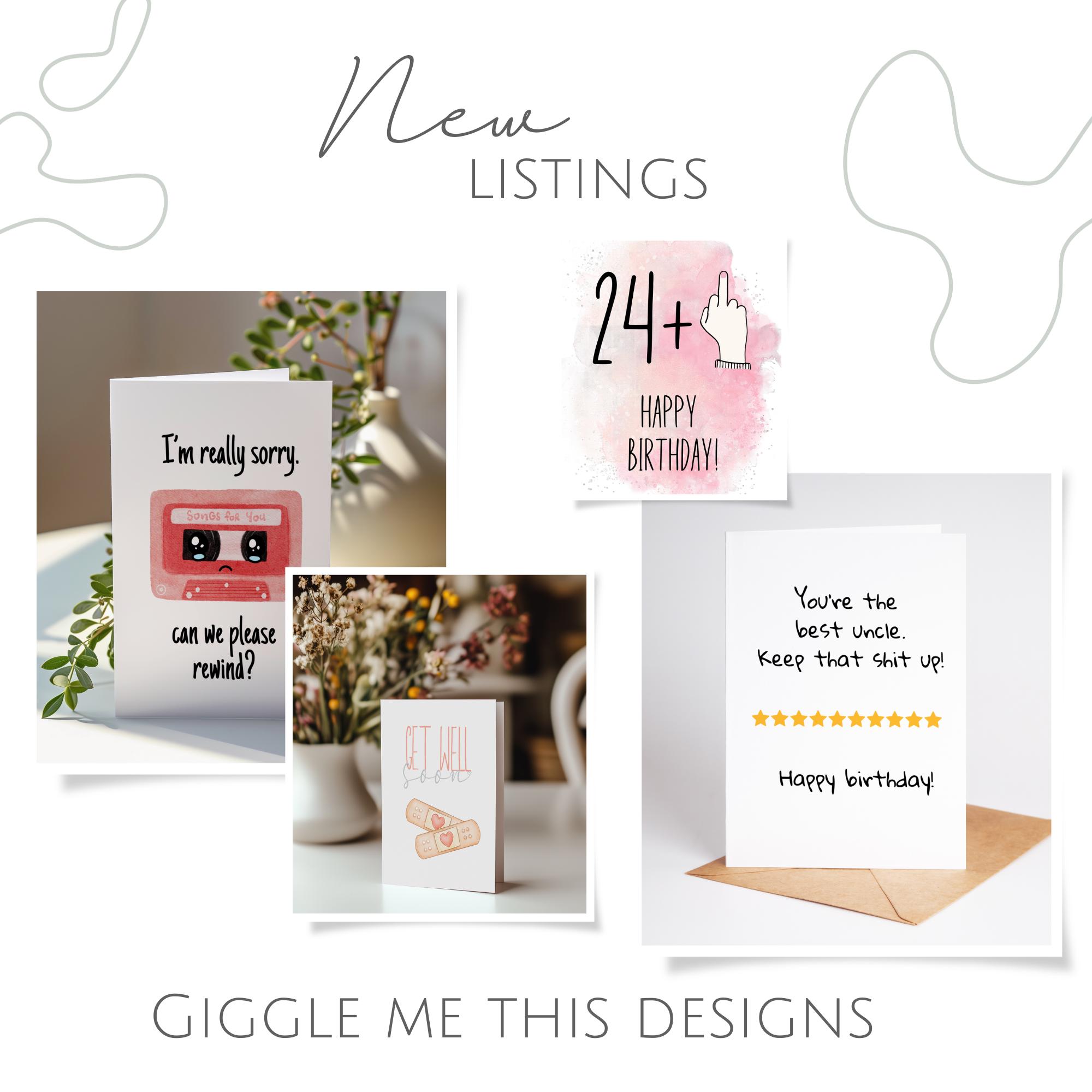 I Hope You Find This Humerus Punny Card Printable Birthday Card Lame ...