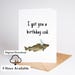 Birthday Cod Funny Printable Dad Joke Bday Card for Him Husband Fishing ...
