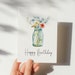 Printable Wild Flower Birthday Card Wildflower Printable Birthday Card ...