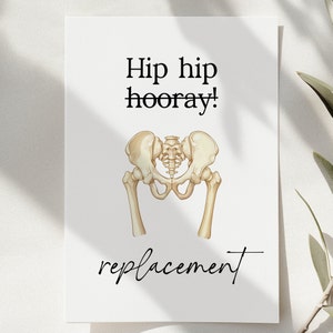 Hip Surgery Card Funny Get Well Card Hip Replacement Card Hip Surgery ...