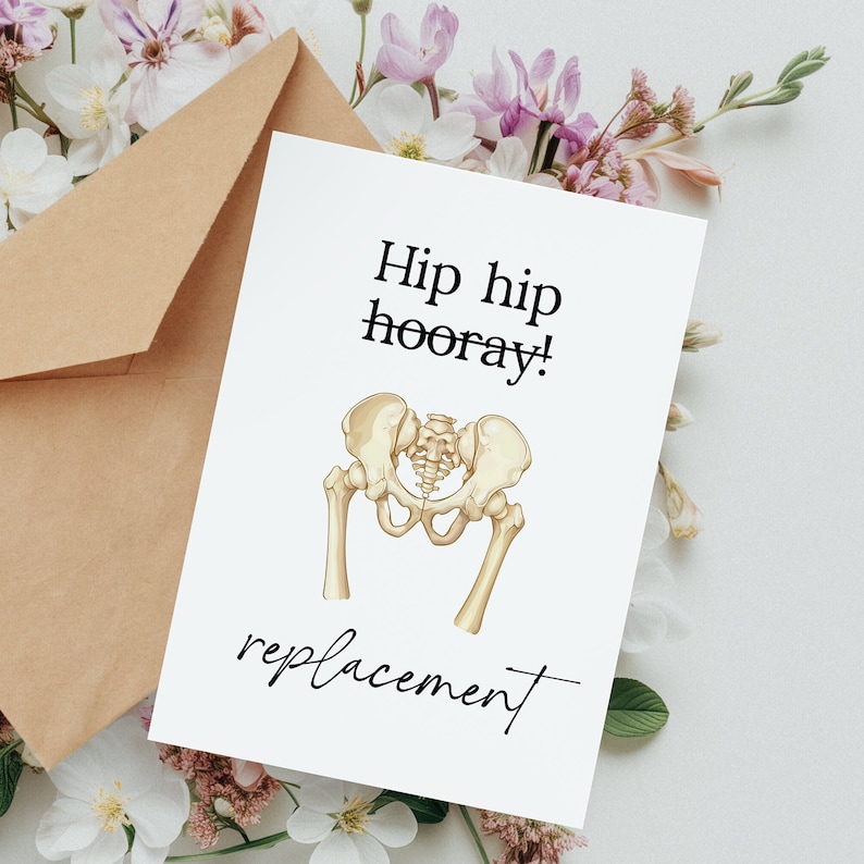 Hip Surgery Card Funny Get Well Card Hip Replacement Card Hip Surgery ...