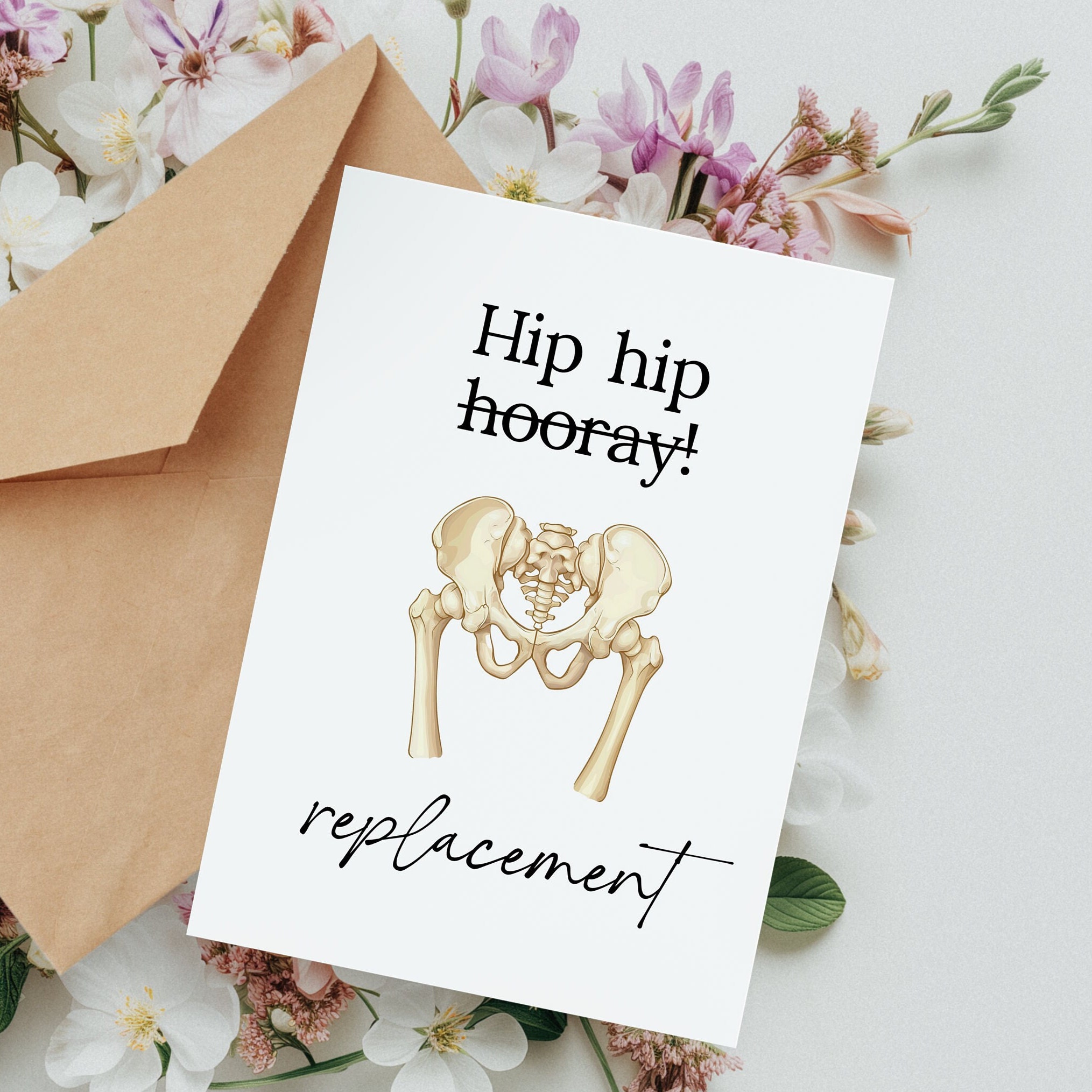 Hip Surgery Card Funny Get Well Card Hip Replacement Card Hip Surgery ...