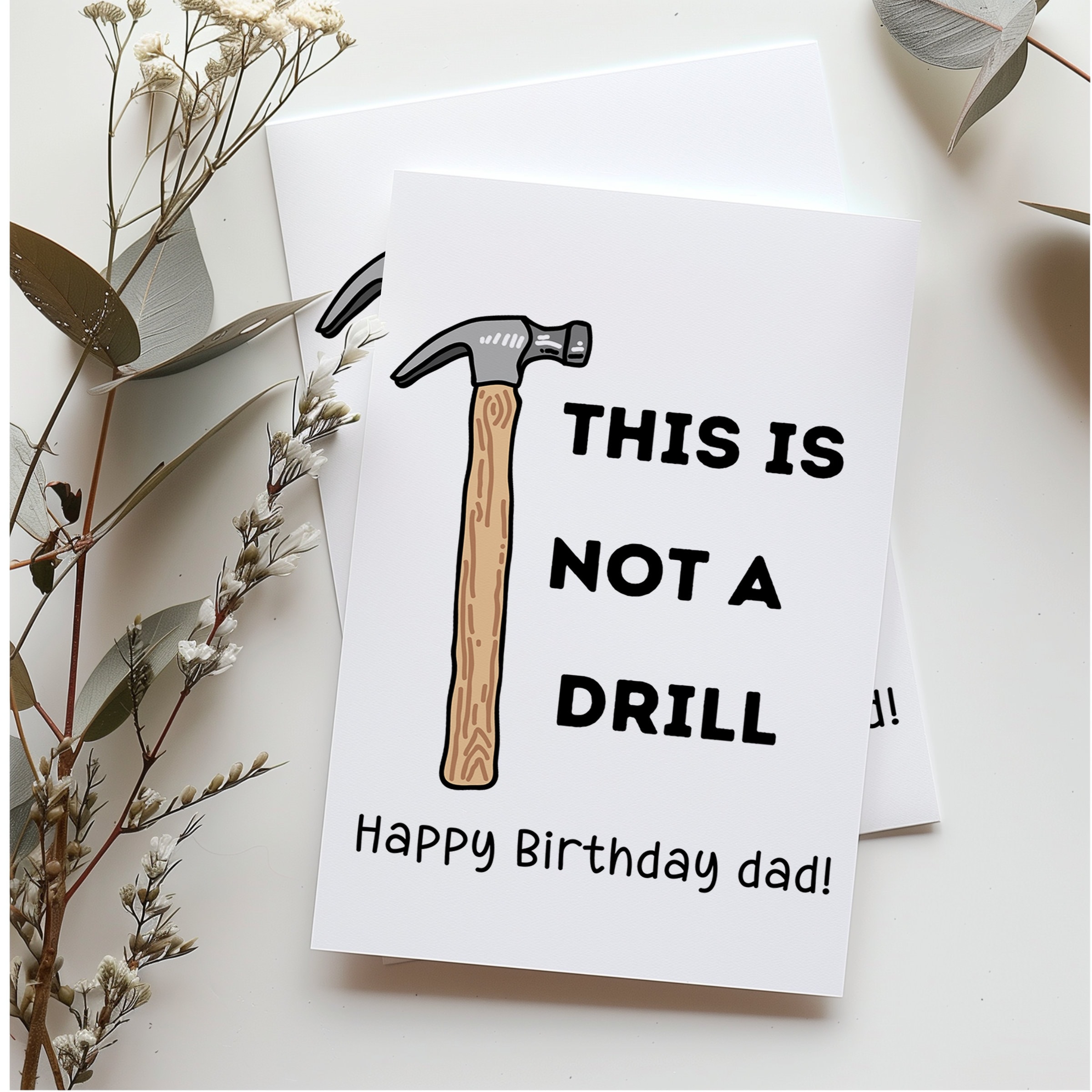 Birthday Card for Dad Funny Birthday Card Dad Joke Birthday Card ...
