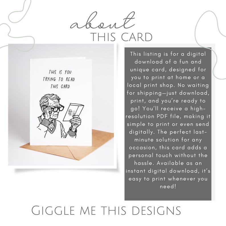 This is You Funny Printable Birthday Card for Man Bday Joke Card for ...