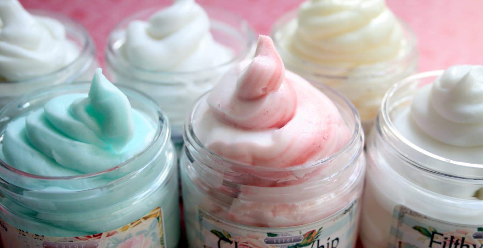 Whipped Soap and Body Butter Six Jars Sample Pack Gift Set of | Etsy