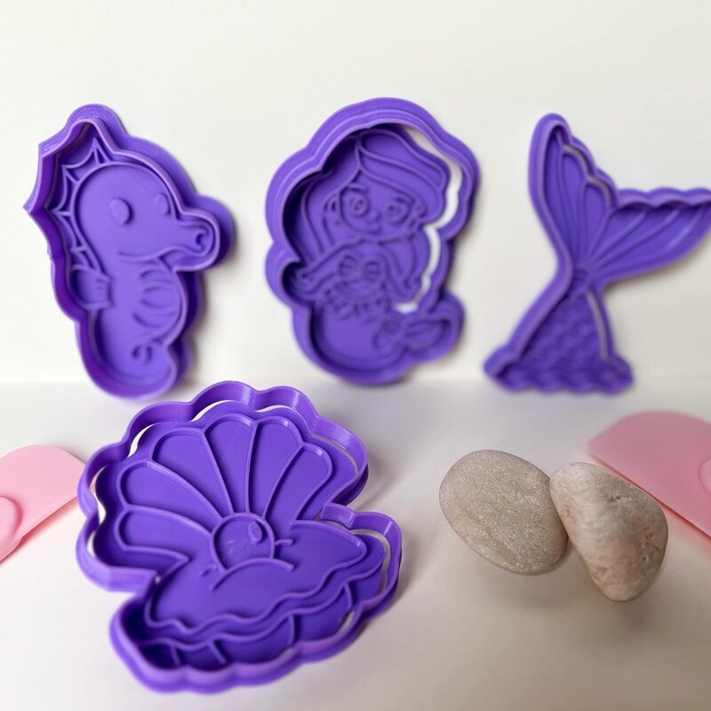 Little Mermaid Cookie Cutters - Etsy