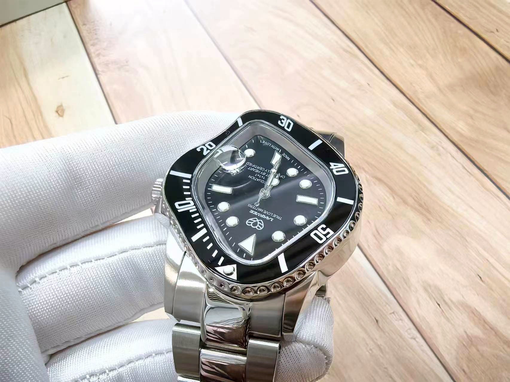 Gifts for Her Silver Precision Steel Women's Black Dial Watch - Etsy