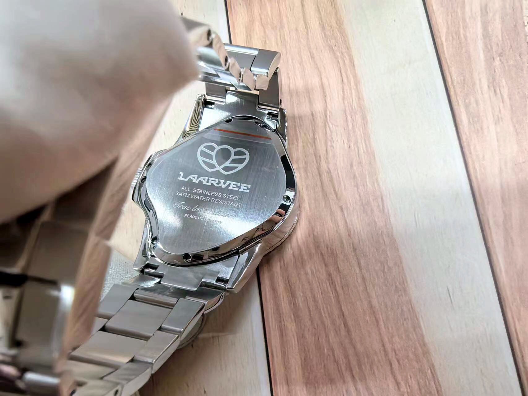 Gifts for Her Silver Precision Steel Women's Black Dial Watch - Etsy