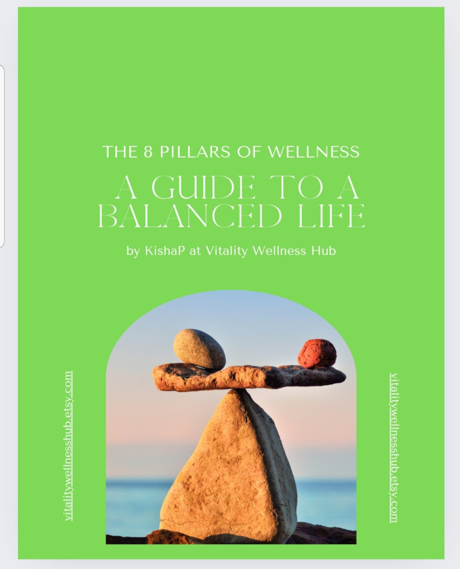 Wellness Ebook, Health and Wellness Guide, 8 Pillars of Wellness ...
