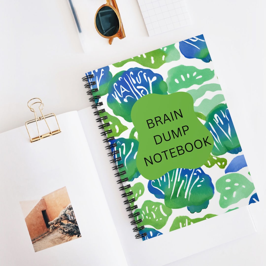 Brain Dump Notebook, Spiral Notebook Ruled Line, Clarity Tool ...