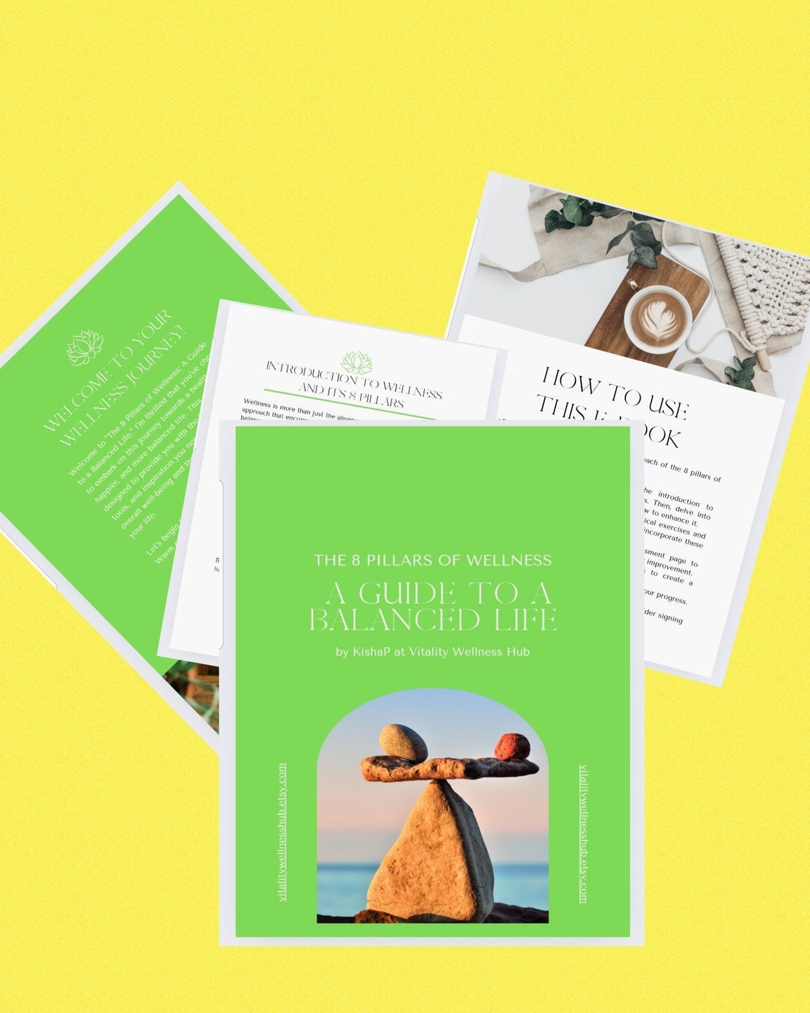 Wellness Ebook, Health and Wellness Guide, 8 Pillars of Wellness ...