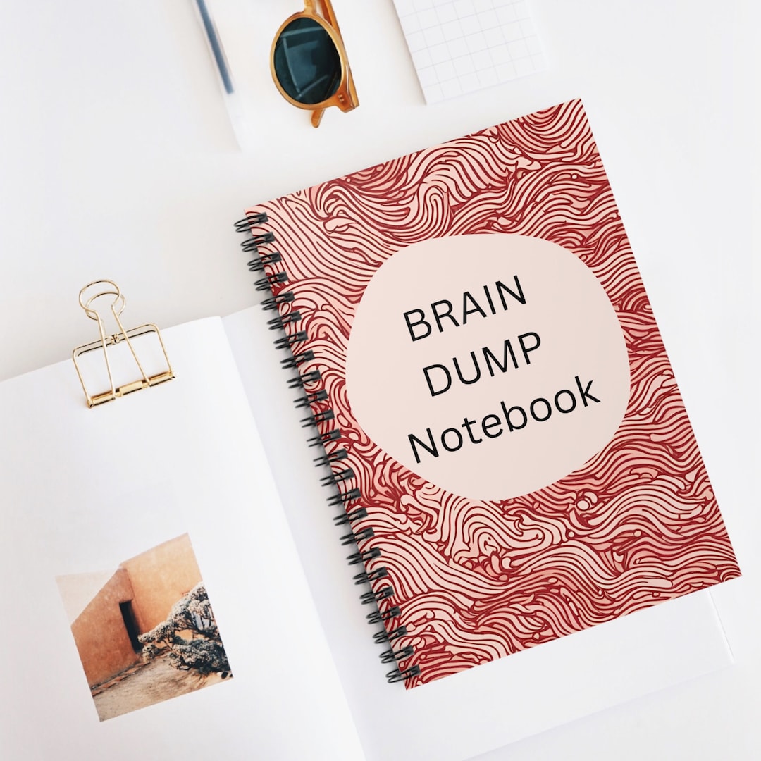 Brain Dump Notebook, Spiral Notebook Ruled Line, Clarity Tool ...