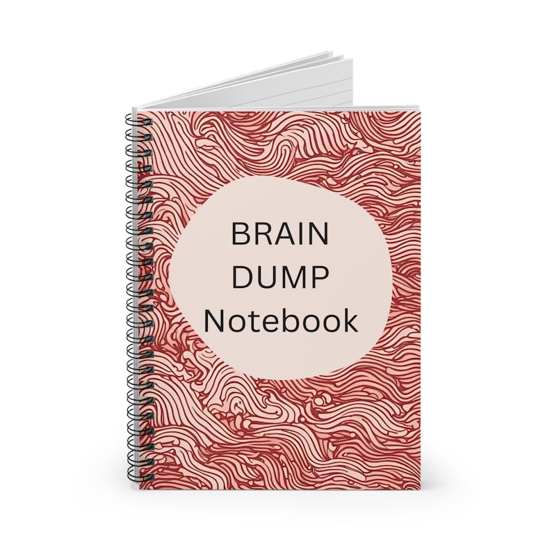 Brain Dump Notebook, Spiral Notebook Ruled Line, Clarity Tool ...