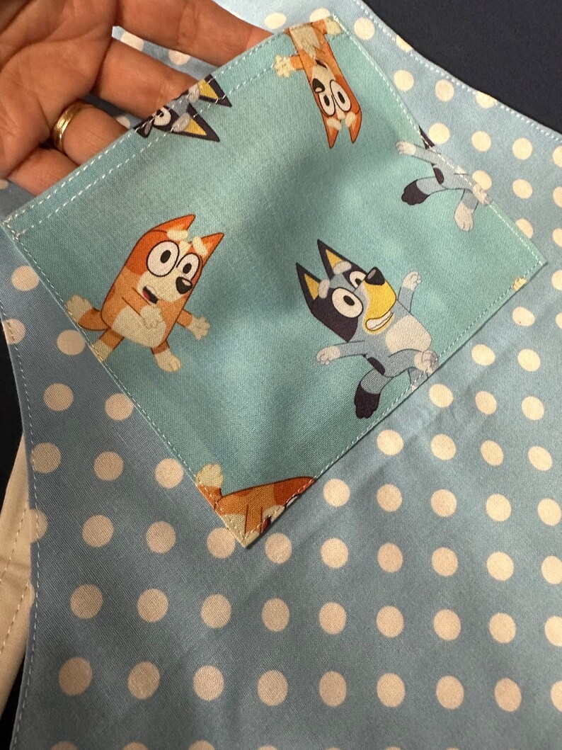 Bluey Polka-dot Unique Tie-less Design Youth Size Small Double - Etsy