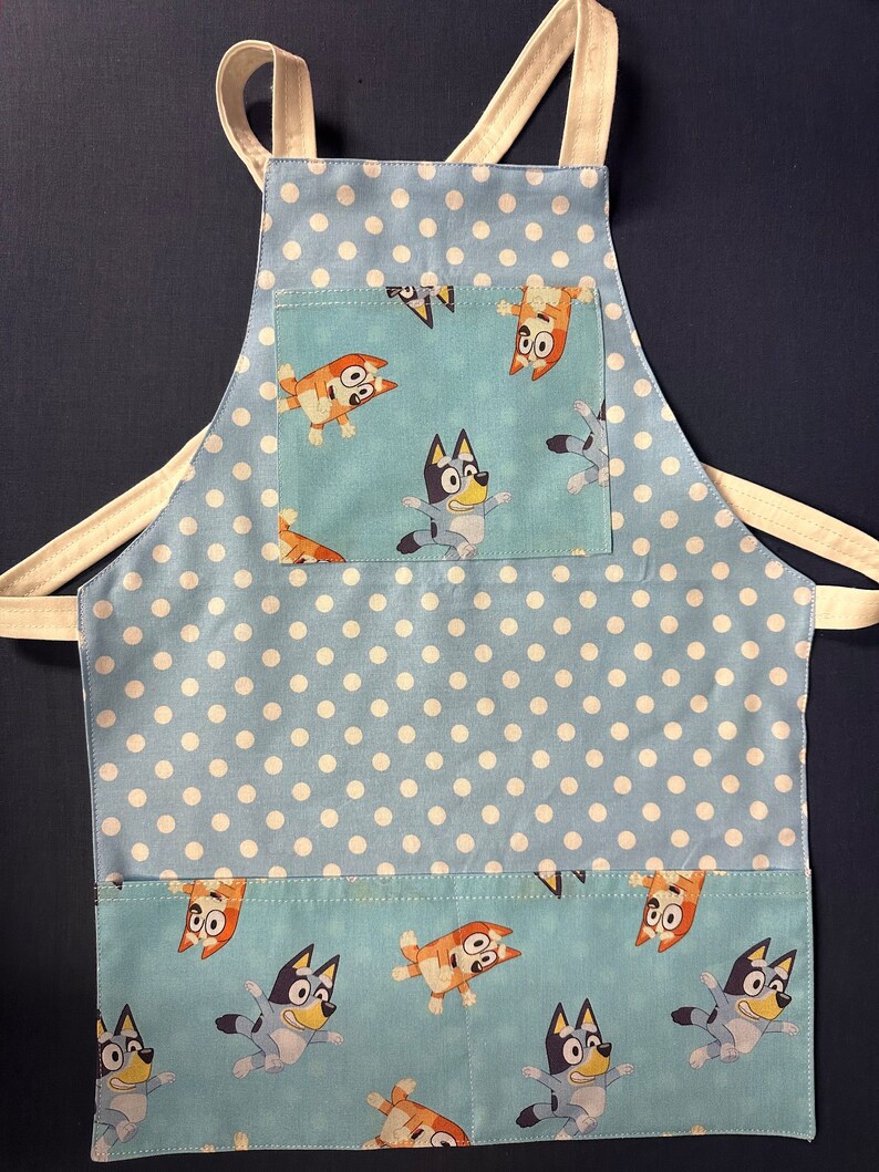 Bluey Polka-dot Unique Tie-less Design Youth Size Small Double - Etsy