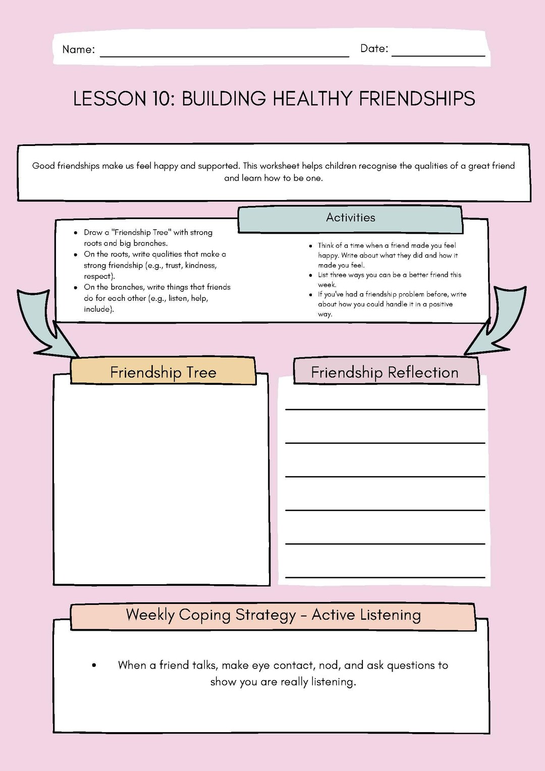 Ultimate Self Esteem Bundle - 10 Worksheets on Confidence and ...