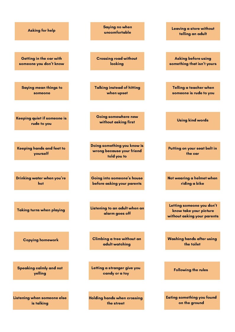 Safe Vs. Unsafe Online Behaviour Sorting Activity - Etsy
