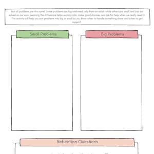 Big Vs. Small Problems Sorting Activity - Etsy