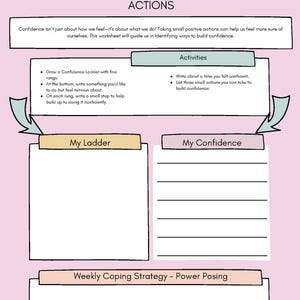 Ultimate Self Esteem Bundle - 10 Worksheets on Confidence and ...