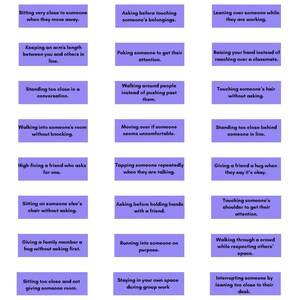 Personal Space Vs. Too Close Sorting Activity - Etsy