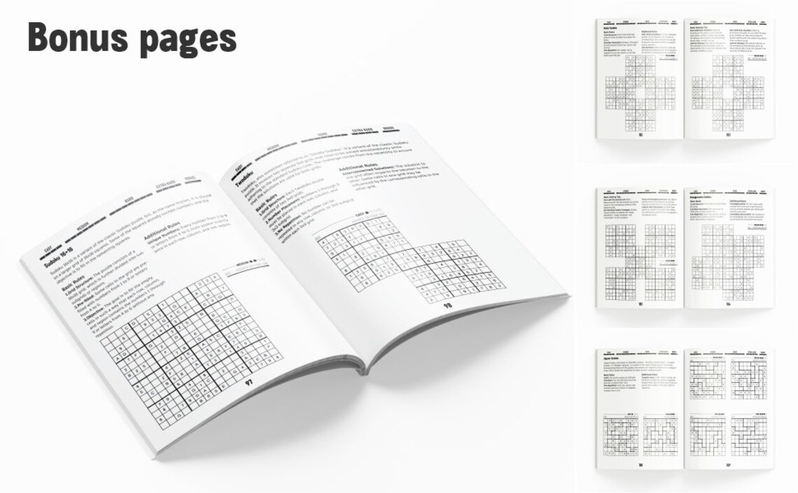 350 Large Sized Sudoku Puzzles Book Four Levels Easy to Extra Hard 15 ...