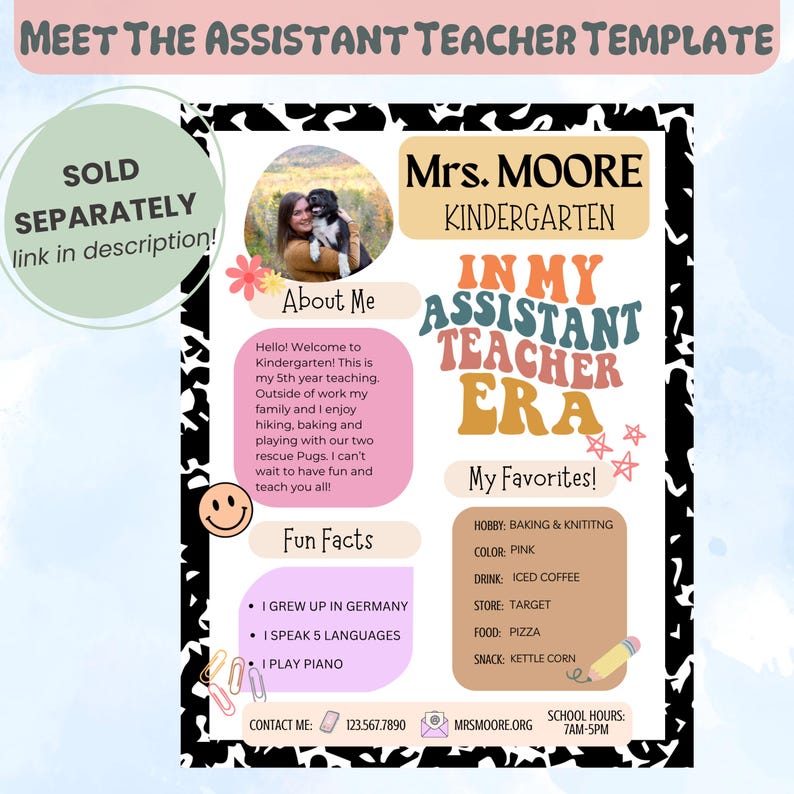 Editable Meet the Teacher Pastel Template, Back to School Flyer, All ...